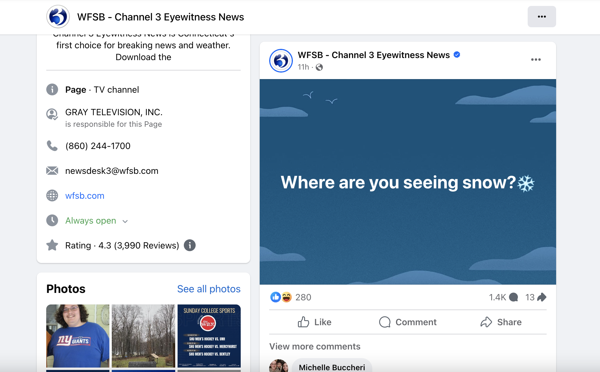 Social Media Post Analysis – Katie Coen
